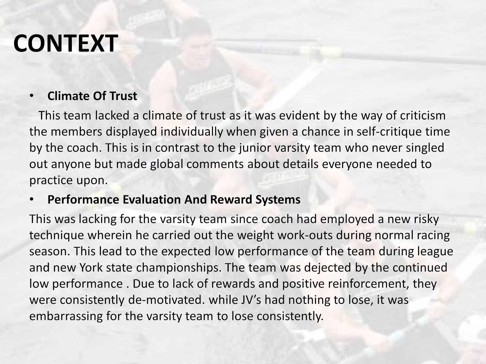 BSchool Presentations: The Army Crew Team