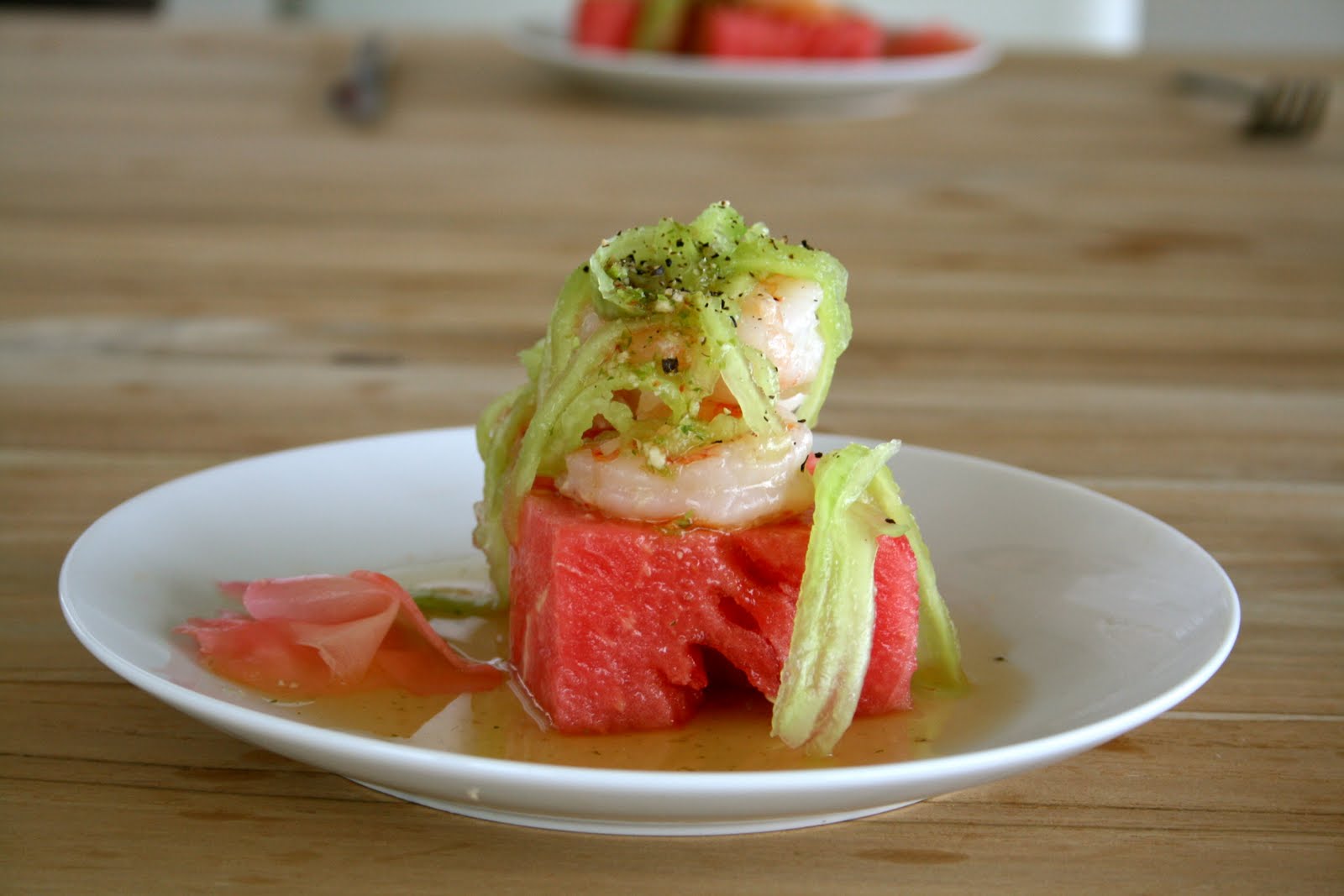 The sometimes chef: Thai watermelon and prawn starter