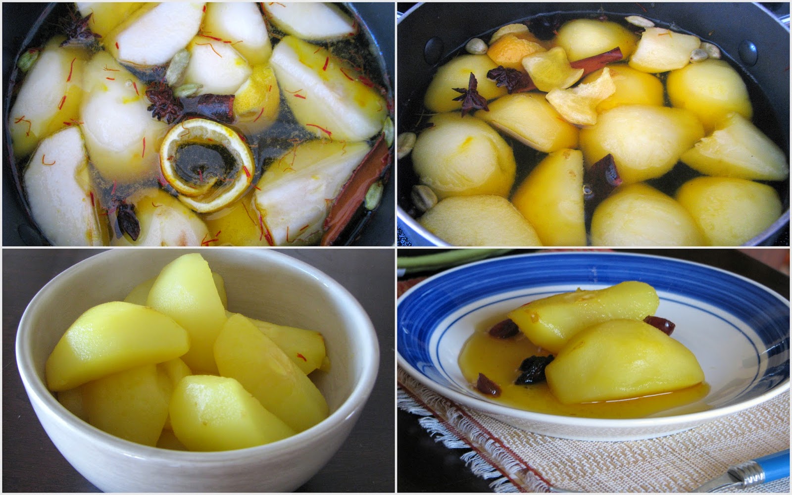 A Tribute to Cooking: Poached Pears