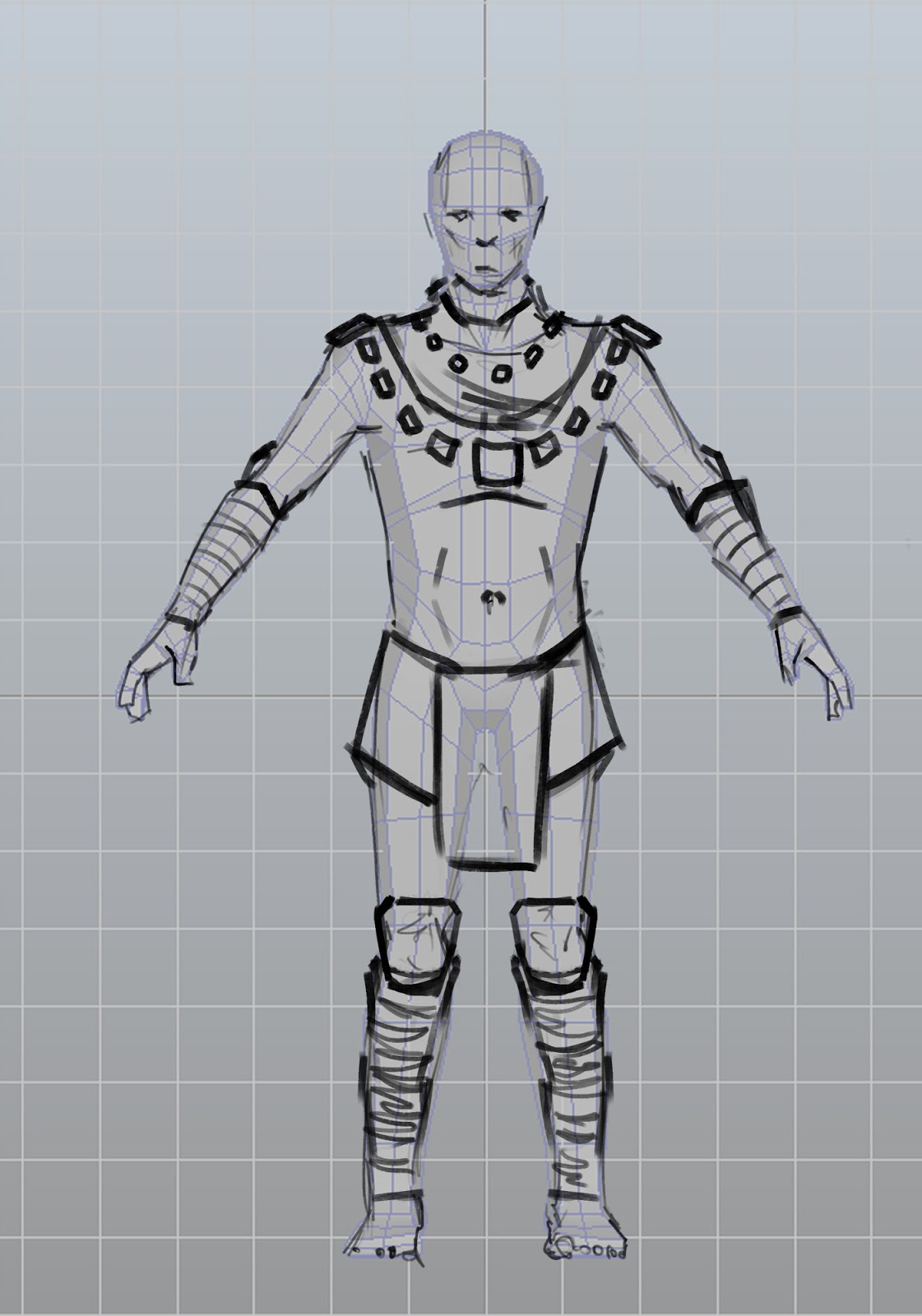 Ryan's Computer Arts Practice : Low Poly Modelling