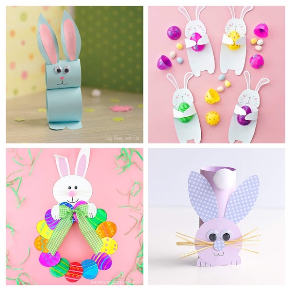 25 Cute Easter Bunny Crafts for Kids - The Joy of Sharing