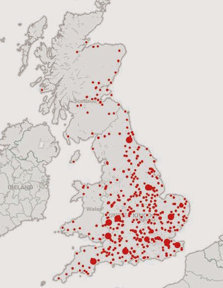 Mapping Books: The Dispersal of the Medieval Libraries of Great Britain
