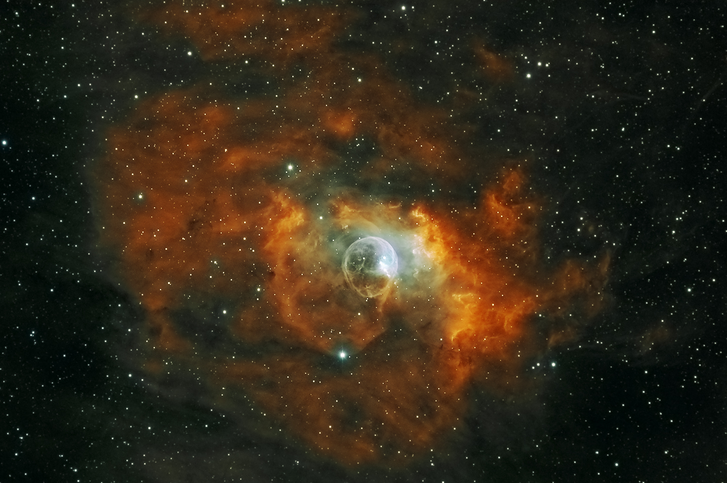 interstellar medium: NGC 7635 The Bubble Nebula