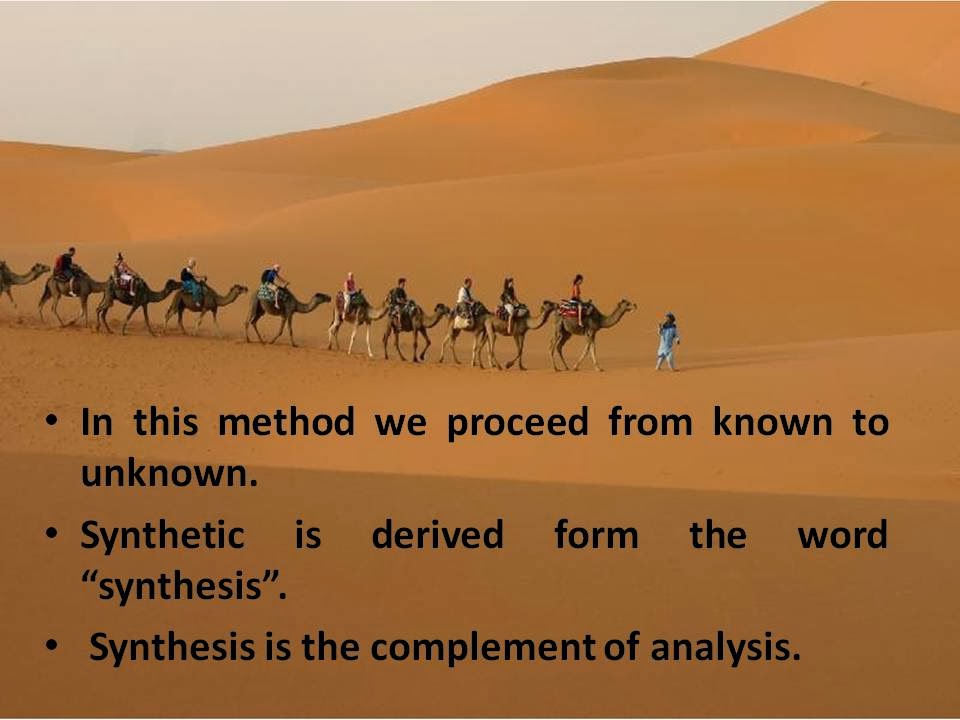 Methods Of Teaching Mathematics Module 5 Synthetic Method