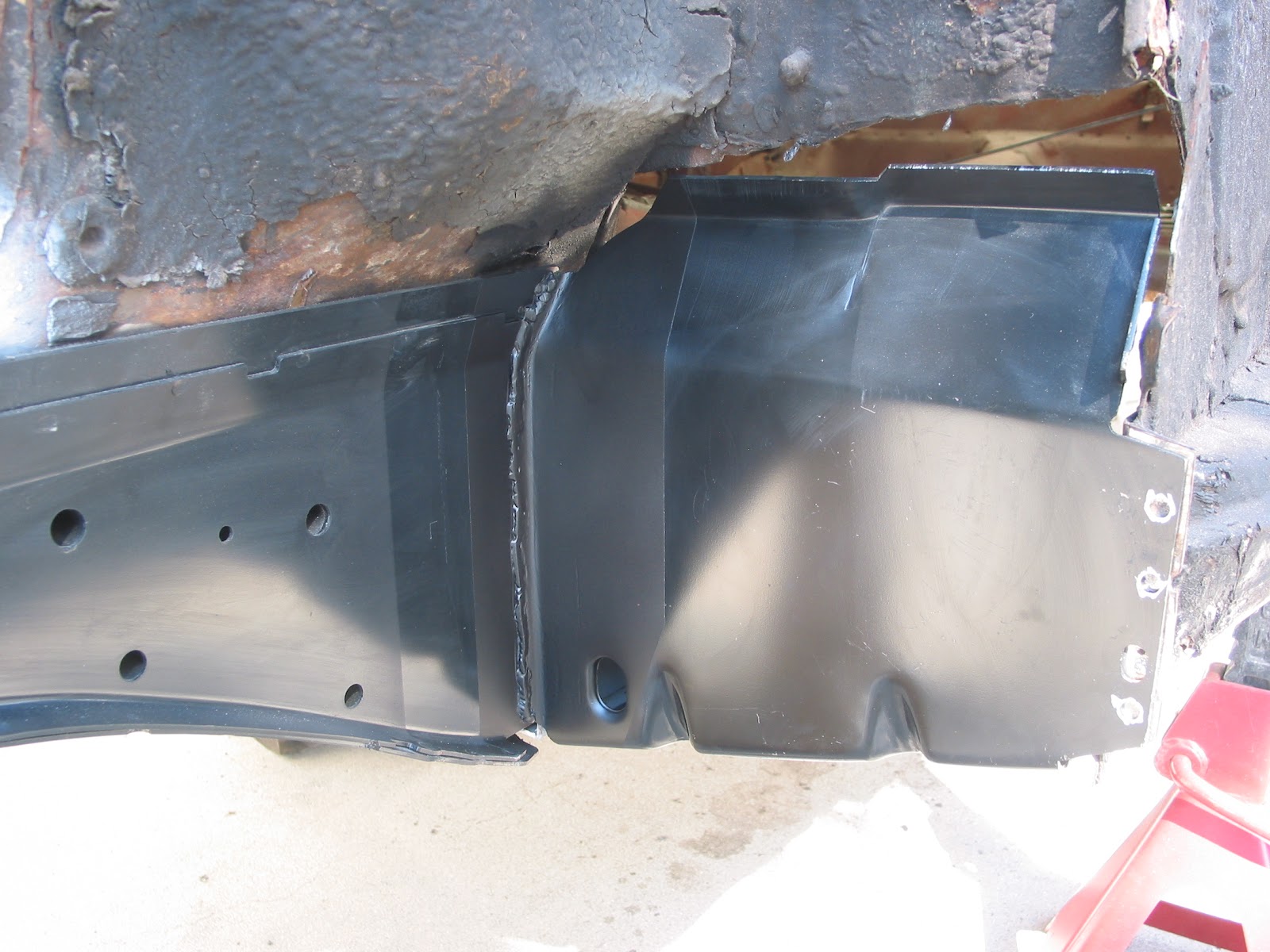 1967 Mustang Fastback: Torque box part 1