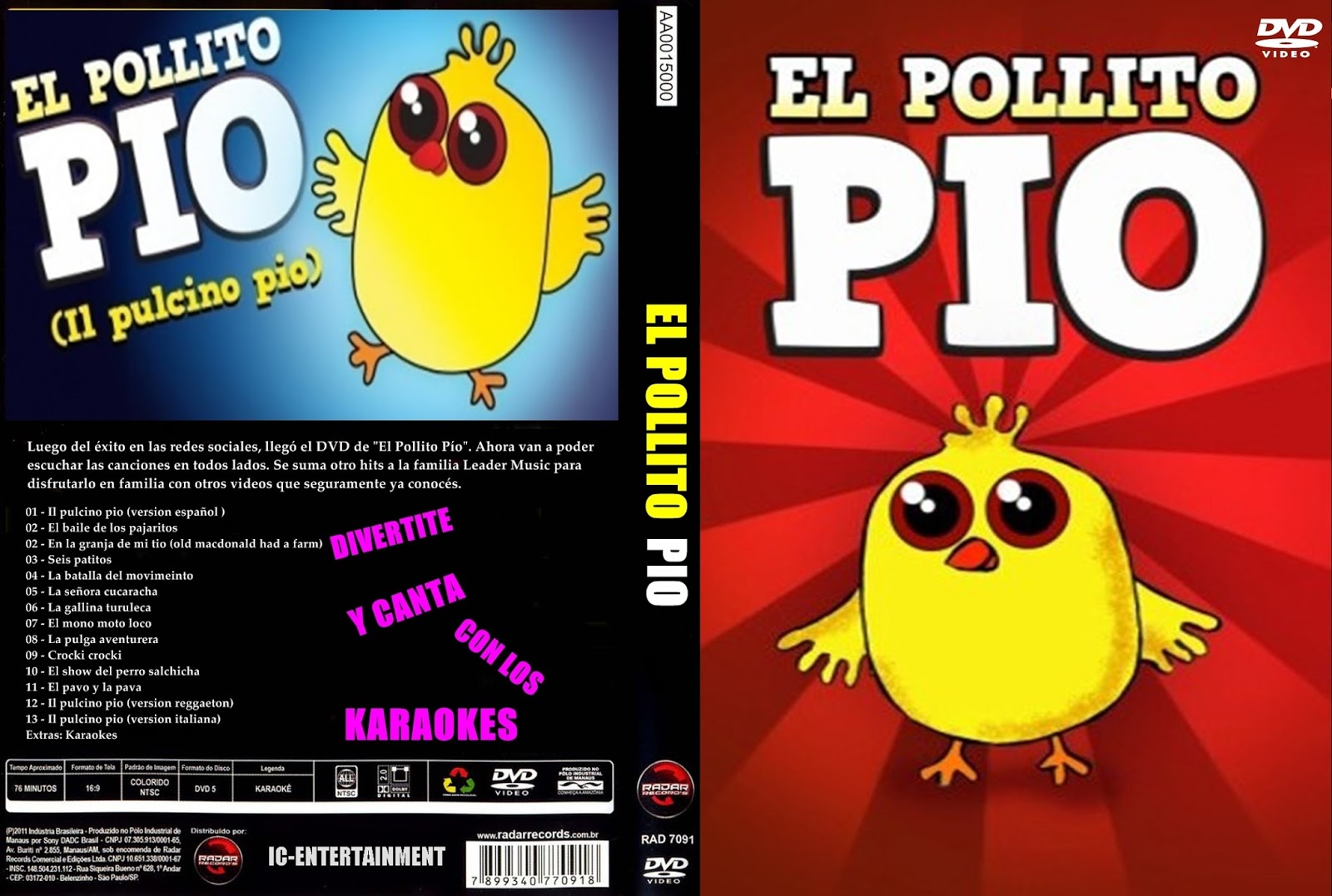 IC ENTERTAINMENT: EL POLLITO PIO