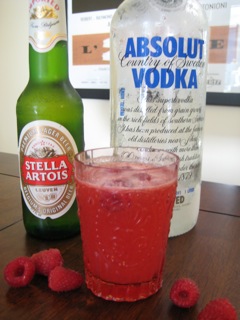 The Lush Chef: Raspberry Beer Cocktail