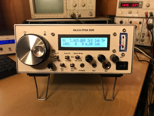 K6JCA: An FPGA SDR HF Transceiver, Part 8 -- Front Panel, Rear Panel ...