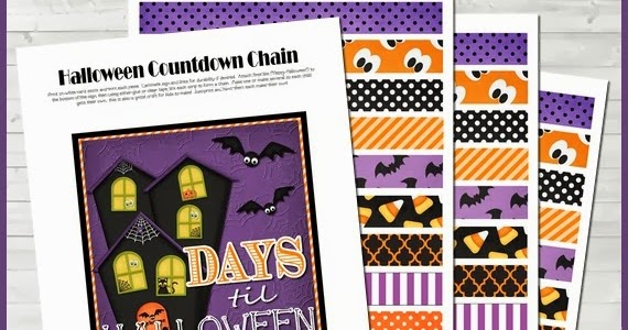 {NEW!} Printable Halloween Countdown Chain - My Computer is My Canvas