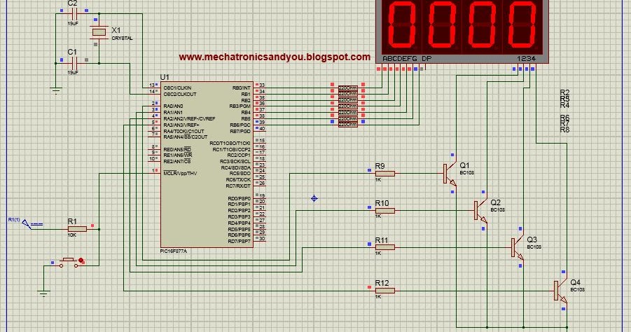 Mechatronics And You : Lesson 10 Multiplexing of Seven Segment Display ...