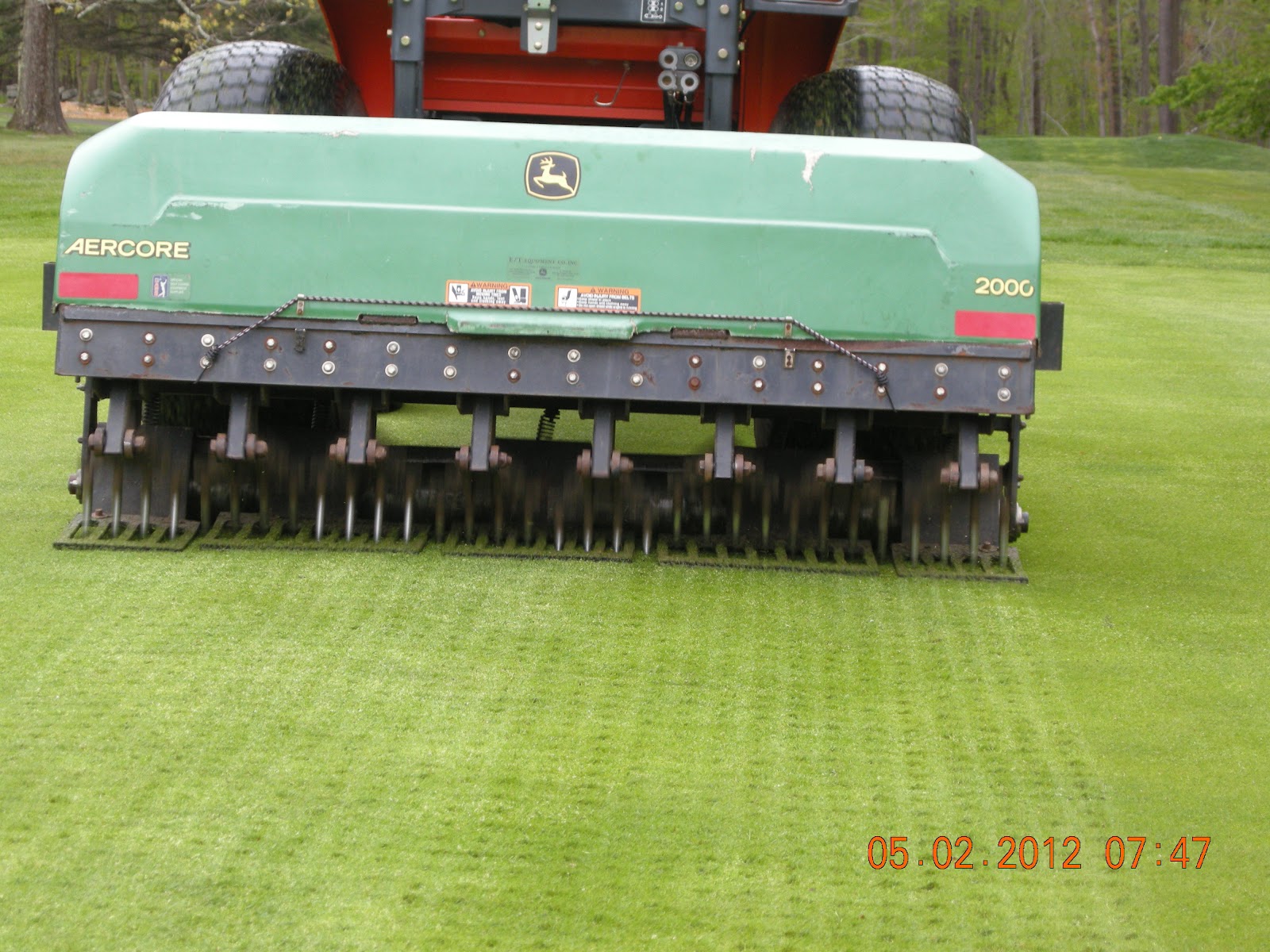 SILVER SPRING GOLF AND GROUNDS: Fairway Aerification