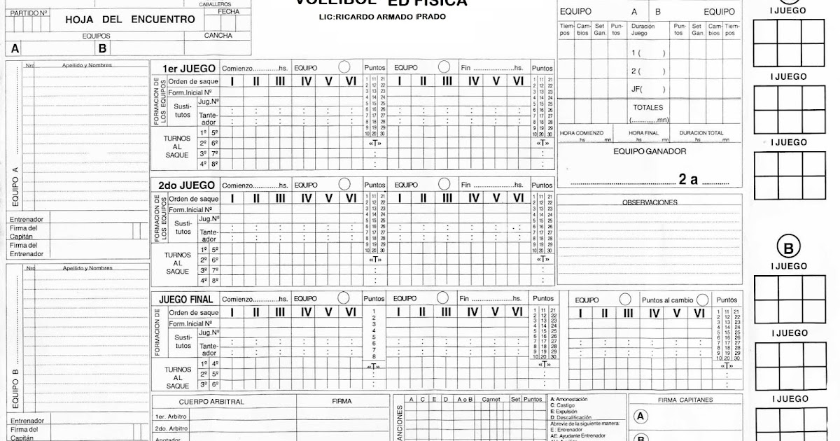 Sumula De Voleibol Simples - FDPLEARN