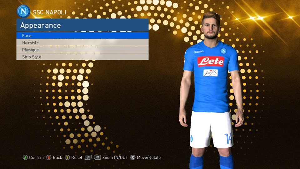 PES 2017 Edit on KONAMI Body Model by Ben Hussam FaceMaker ...