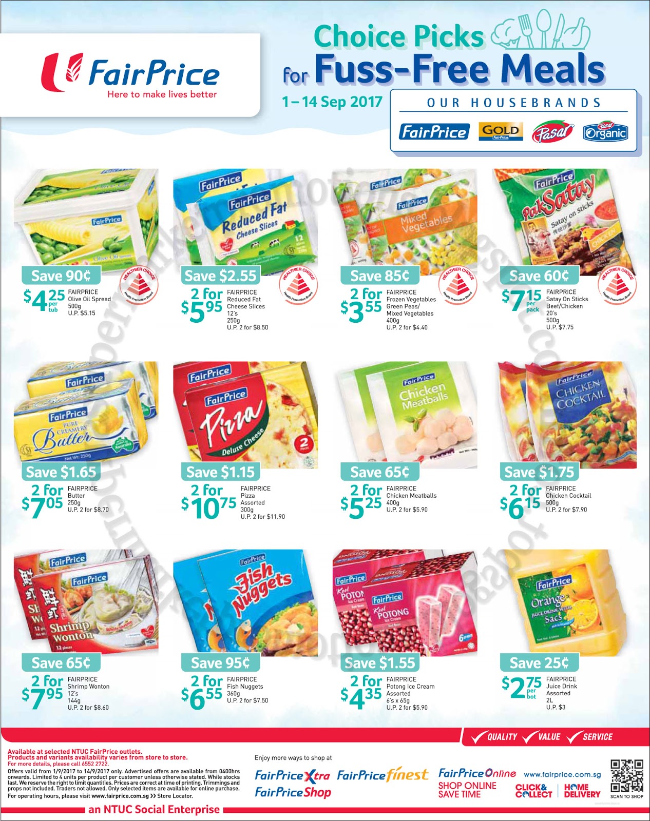 NTUC FairPrice Fuss Free Meals 01 - 14 September 2017 ~ Supermarket ...