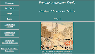 The Learning Professor: Website Spotlight: Boston Massacre