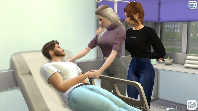 Sims 4 CC's - The Best: HOSPITAL VISITS POSE PACK by SWEET SORROW SIMS