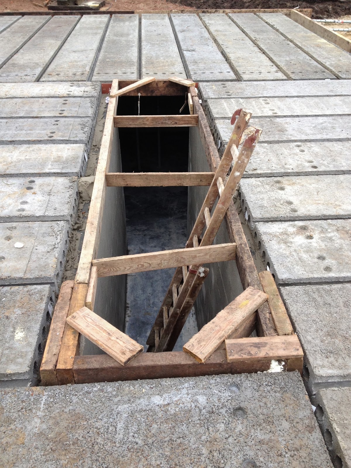 Bouw Brechtseweg: Betonkelder : welfsels