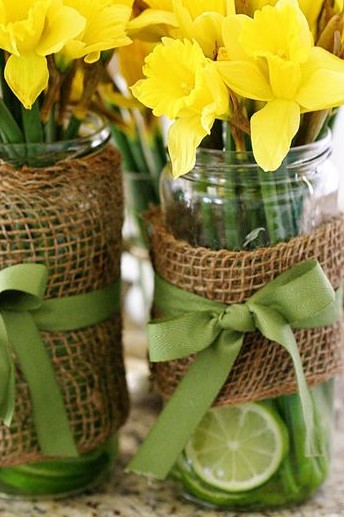 Interiors Etc. Details: Decorating with Burlap