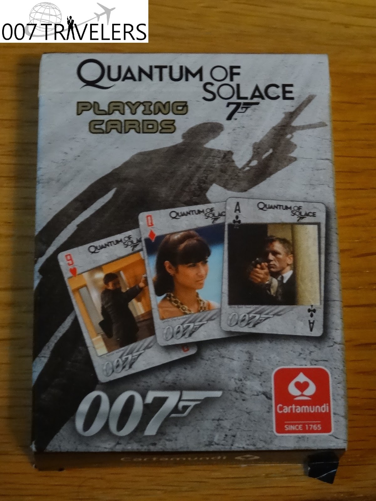 007 Item: Quantum of Solace 007 playing cards - 007 Travelers