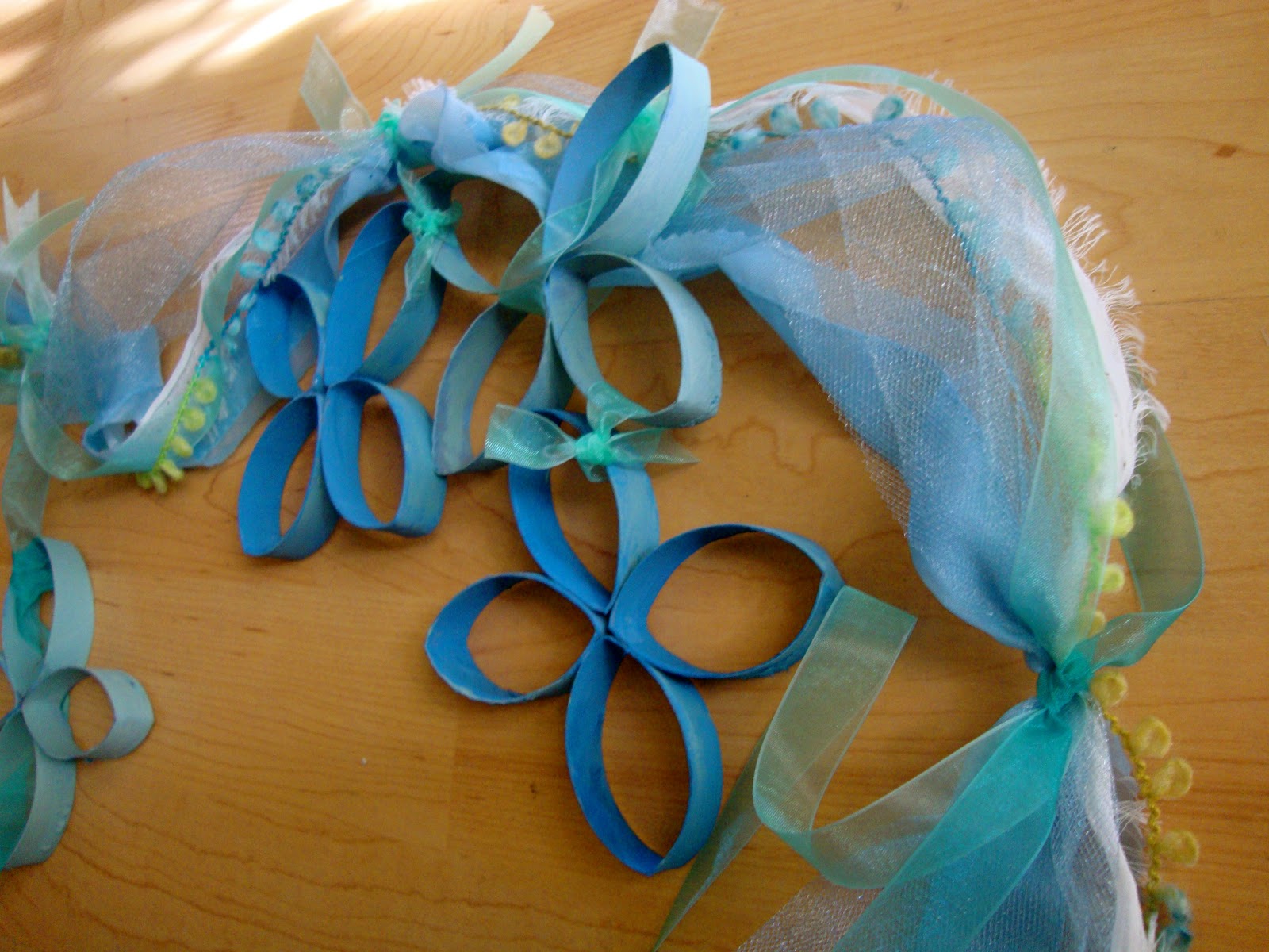 Scrollwork: Shooting Stars Streamer: a Toilet Paper Tube Tutorial