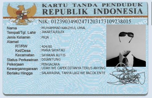 Cara Membuat Fake KTP Generator - JOKAMP CYBER FIGHTER TEAM