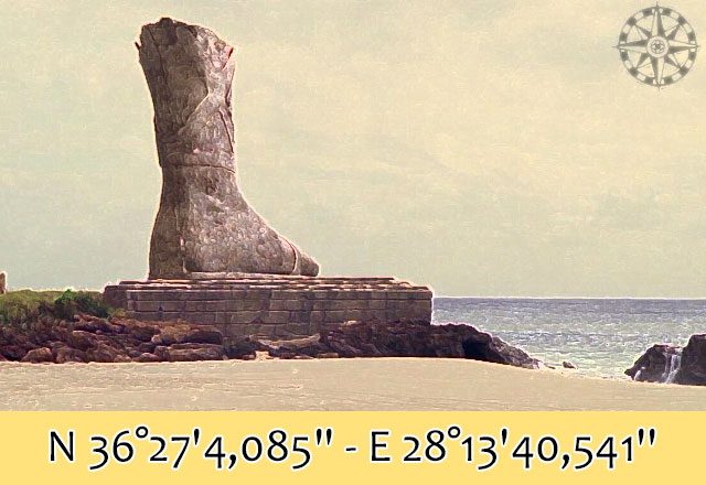 El Coloso de Rodas, fundido para obtener el preciado bronce ...