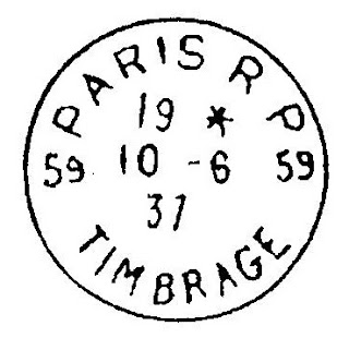 Blog-philatélie et marcophilie: Timbre à date PARIS R. P. / TIMBRAGE