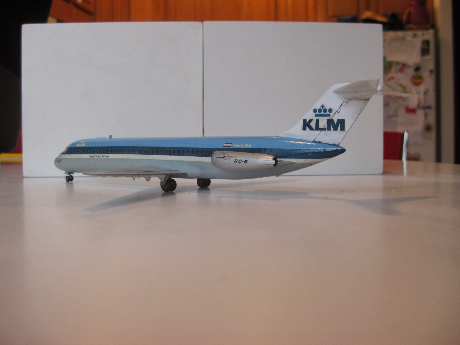 Endeavors in Plastic: KLM McDonnell Douglas DC-9, an Airfix kit in 1/ ...