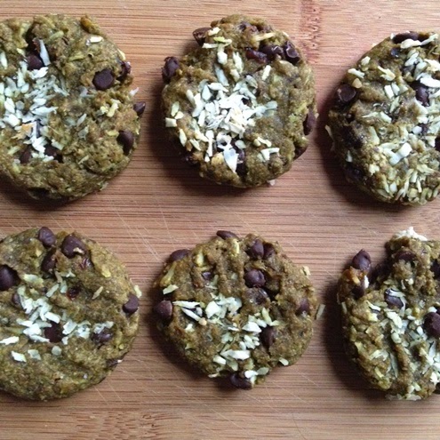 Olivia Cleans Green: Kale Coconut Chocolate Chip Courage Cookies Recipe ...