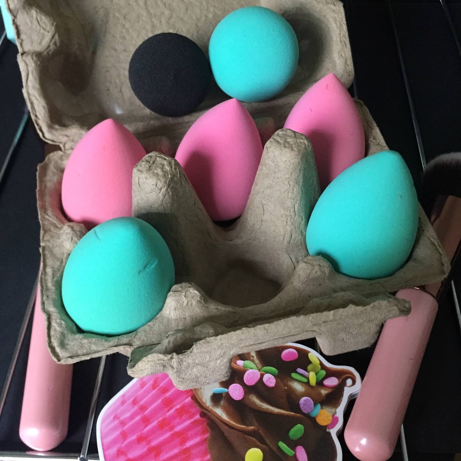 Beauty Bakerie Wake & Bake Face Oil, Blending Eggs Makeup Sponges, Cake ...
