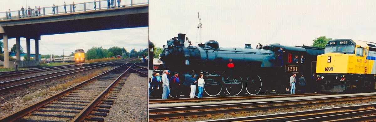 Trackside Treasure: CPR 1201 at Brockville, 1990