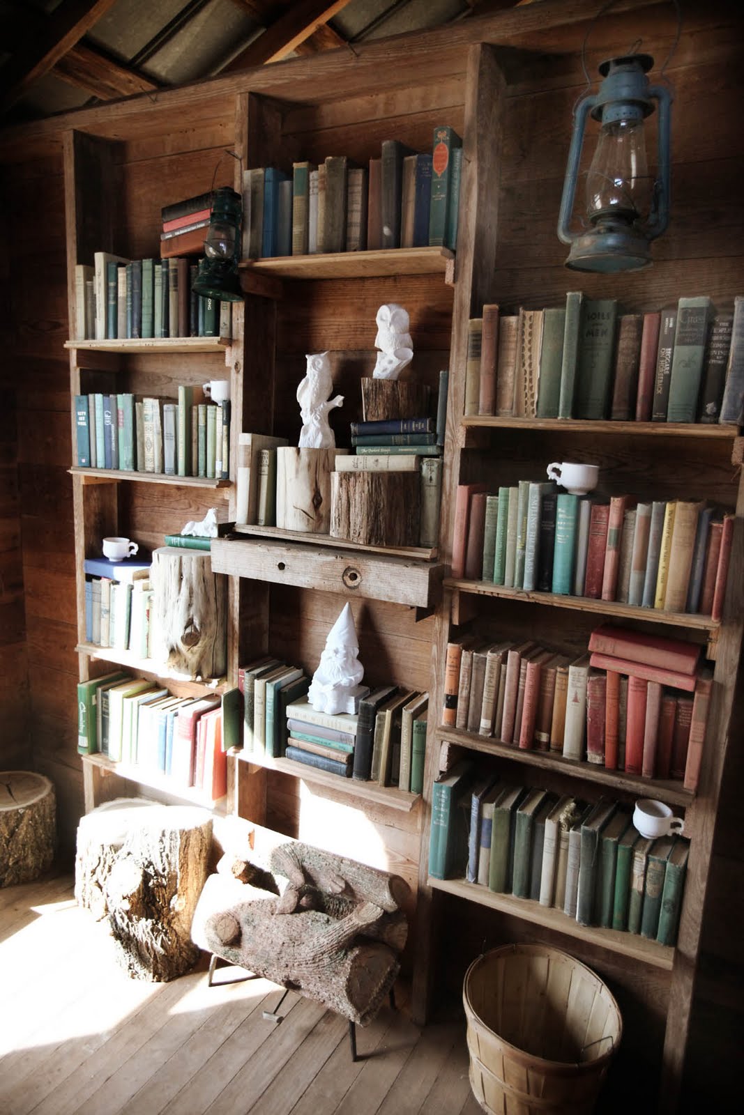 The Farm And Fiddle: Gnome Granary Cottage Style Library:)