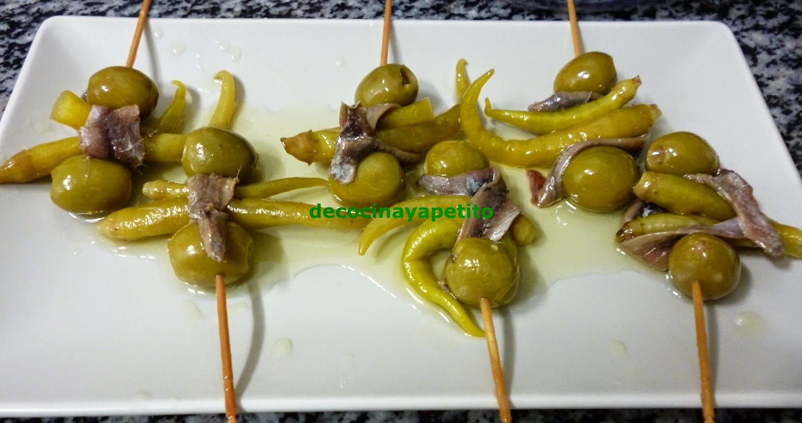 Cocinando con Vicky, recetas de cocina: TAPAS " GILDA