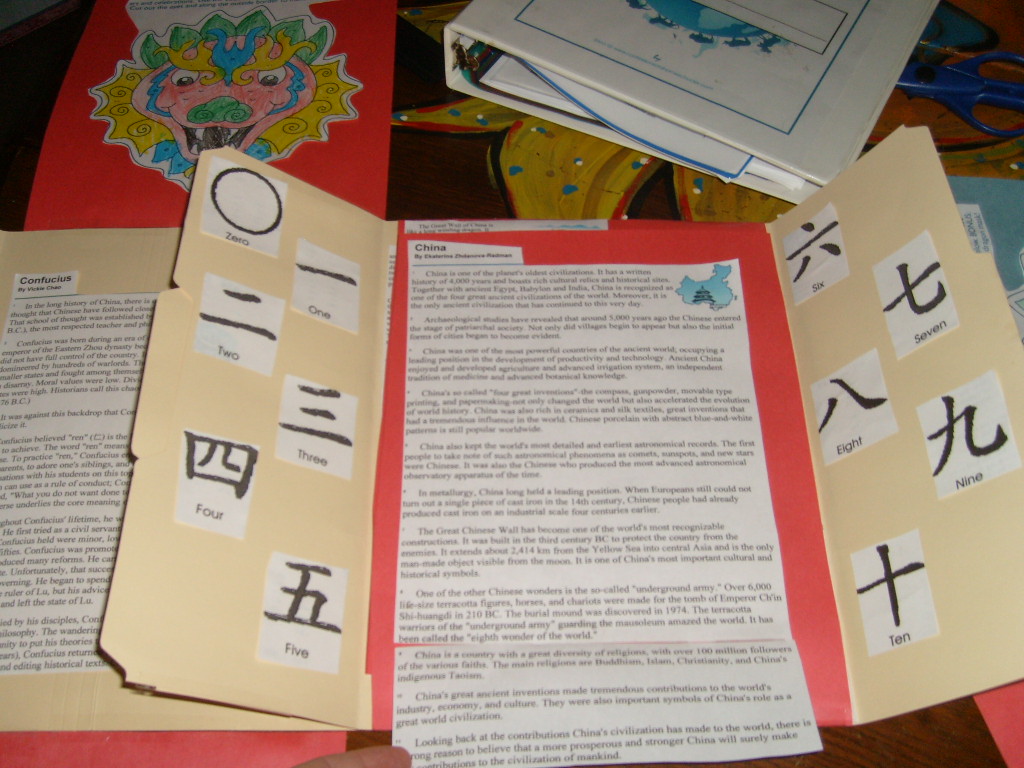 Blessed Dragons Academy: China Lap Book