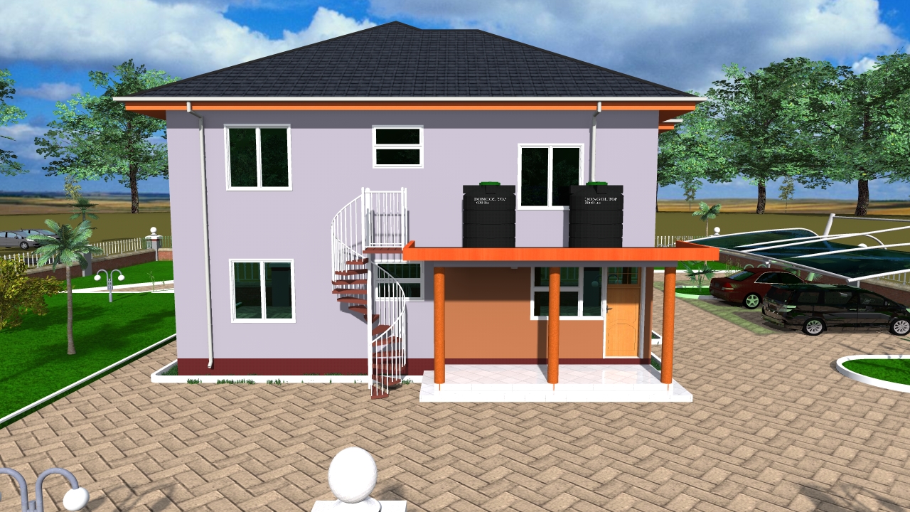 Ramani ya nyumba ya ghorofa moja