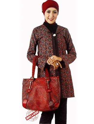 10 Model Kebaya Batik Modern Hijab Terbaru 2020