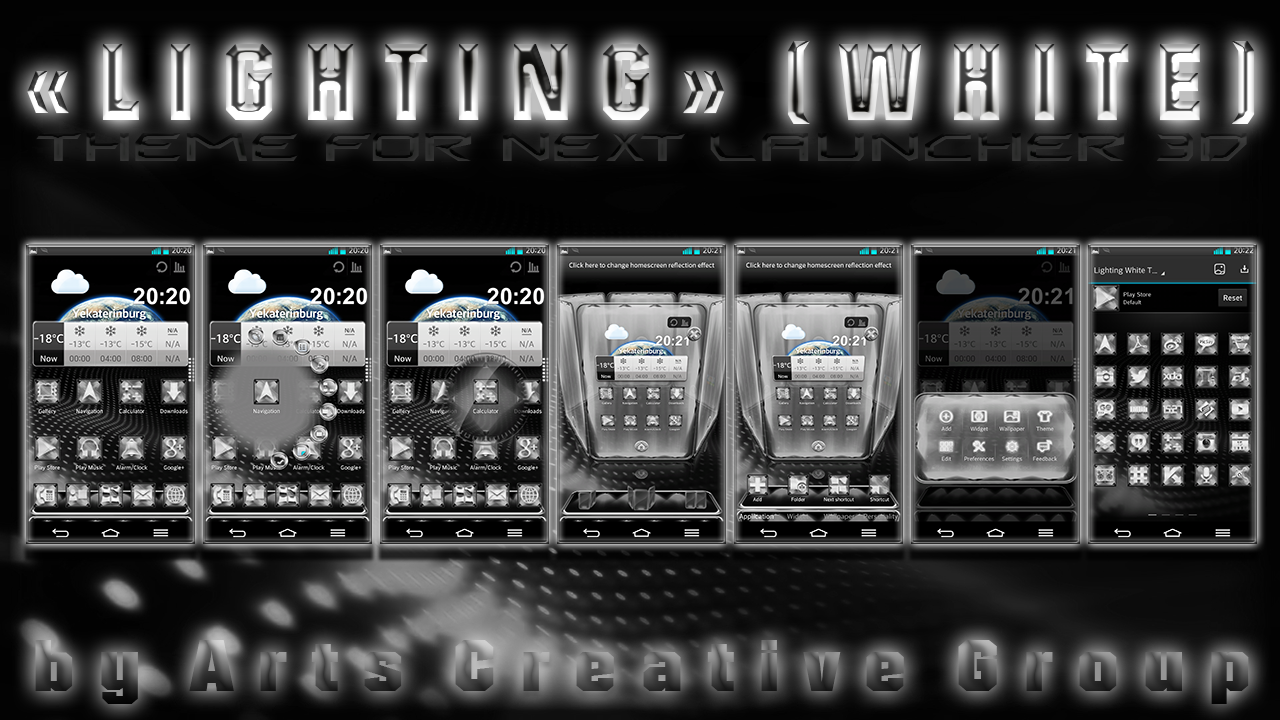 [THEME] Next Launcher 3D Theme Lighting White | XDA Forums