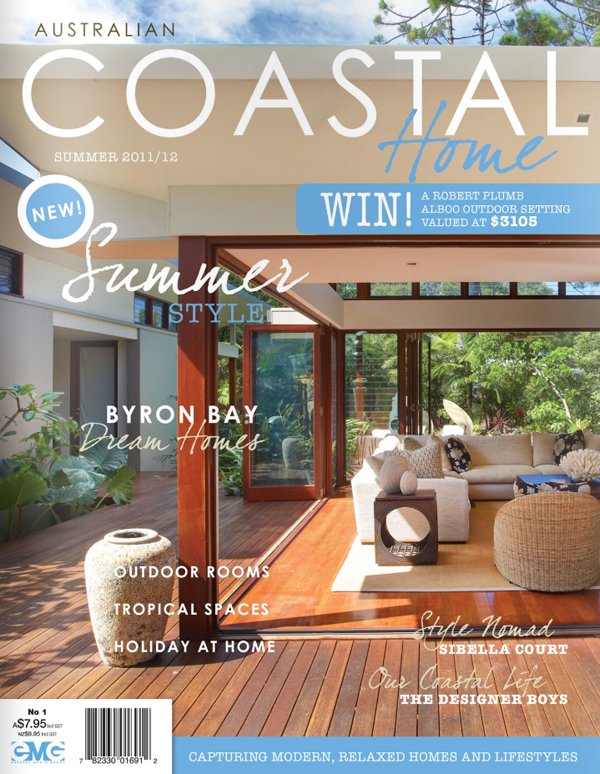 Australian Coastal Home magazine ~ Bandhini Homewear Design