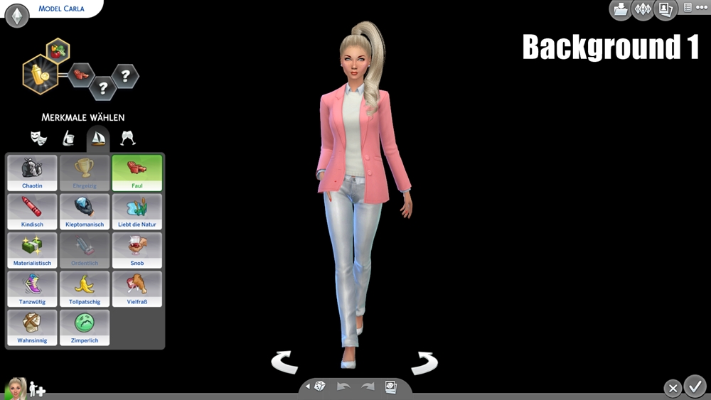 Sims 4 CC's - The Best: CAS Backgrounds "Black - White" by Annett85