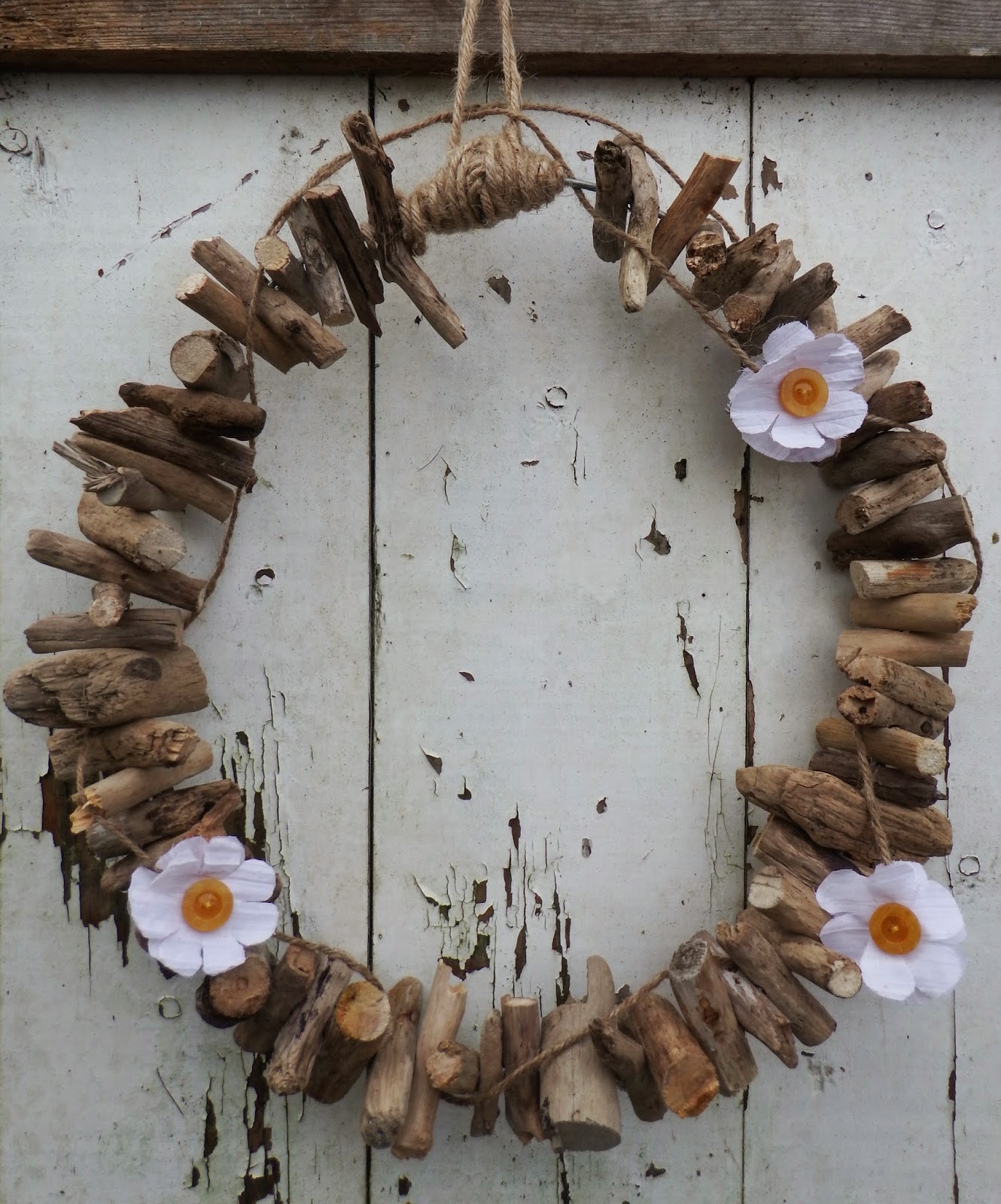 Wonky Patchwork: All year round wreath