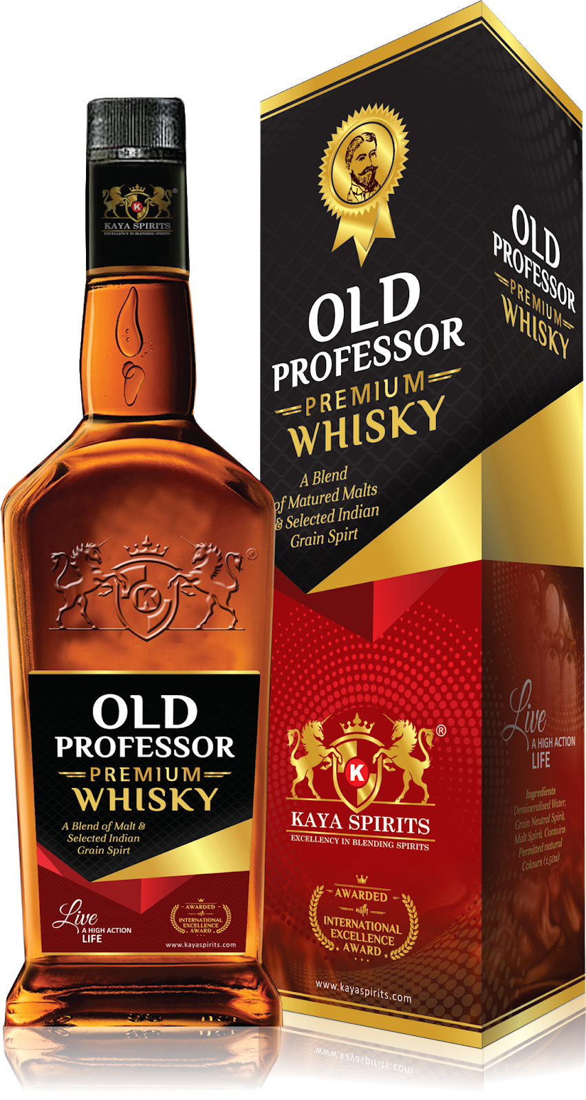 The Top Distillers of Spirits: old professor whisky
