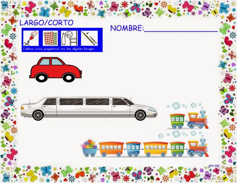 INFANTILES DE ANA V.: CONCEPTOS: LARGO/CORTO