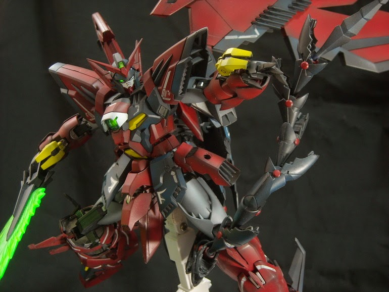 MG 1/100 Gundam Epyon Custom Build with LED - Gundam Kits Collection ...
