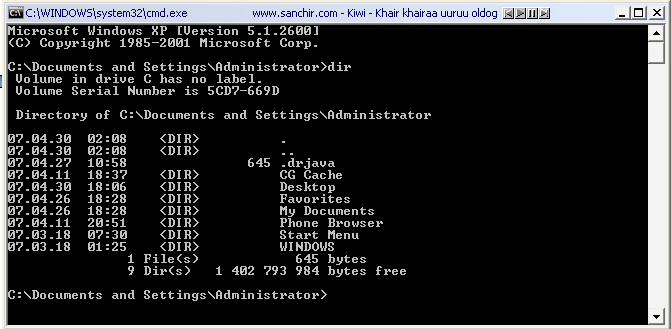 Dashzeveg: DOS (Disk Operating System) гэж юу вэ?