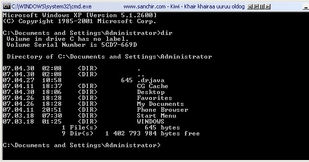 Dashzeveg: DOS (Disk Operating System) гэж юу вэ?