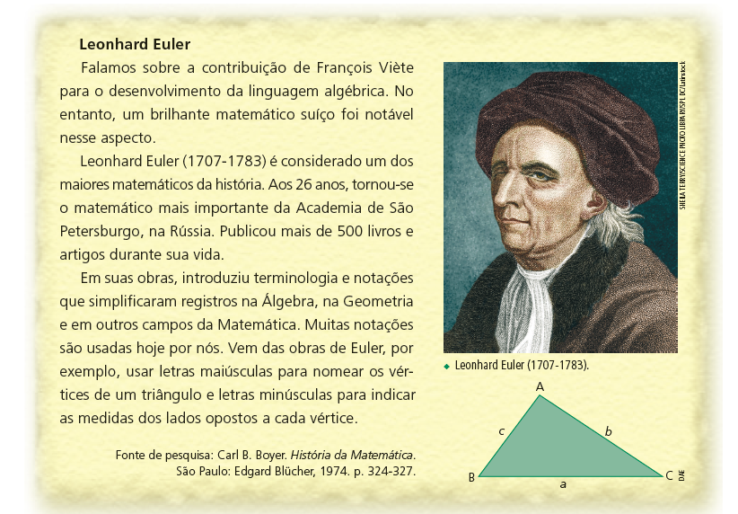 A LUZ DA MATEMÁTICA: LEONHARD EULER