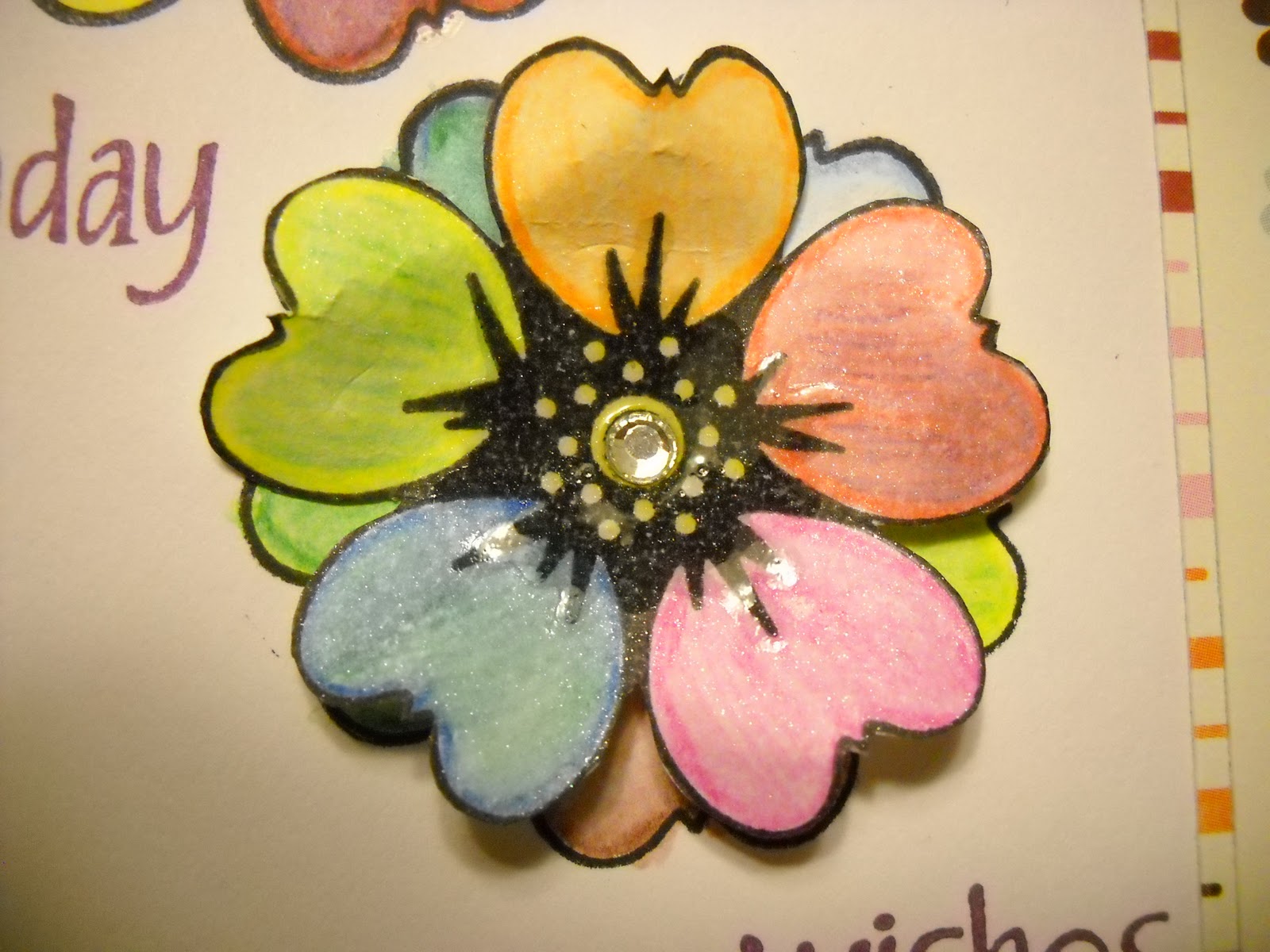 Lisa's Creative Niche: Colorful Card