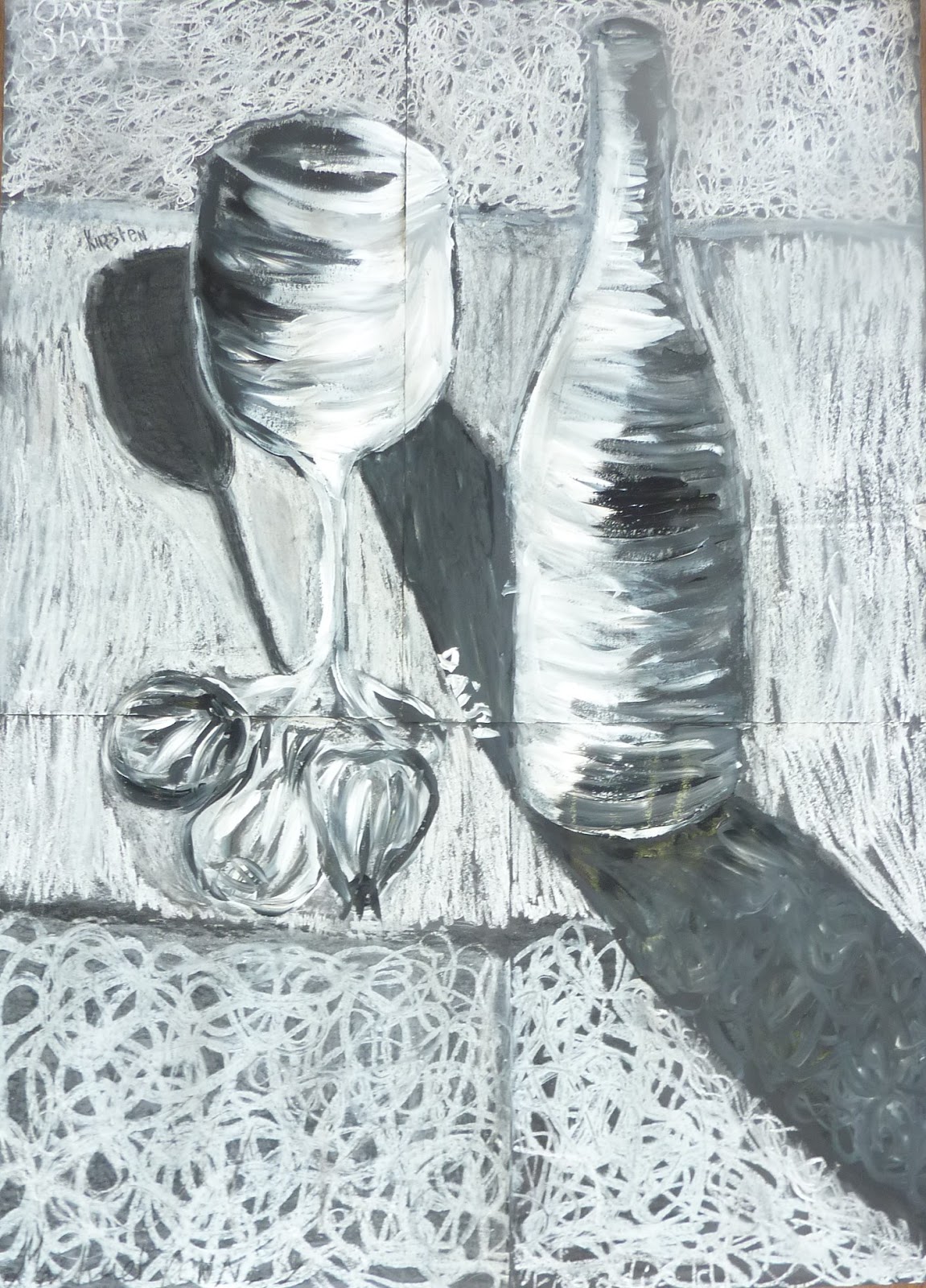 SCC Art: Form II Still life.