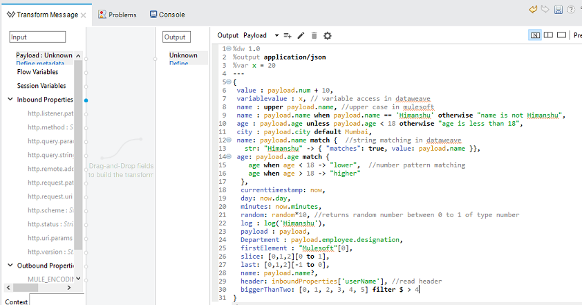 Complex Dataweave Example in Mule - goformule