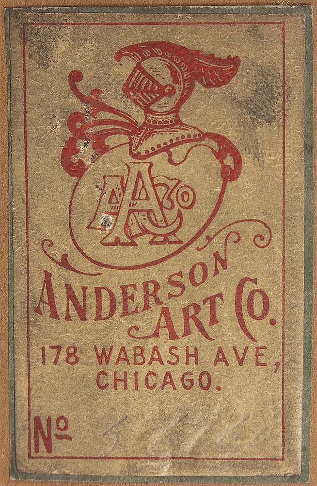 Picture Frame Labels: Anderson Art Co.